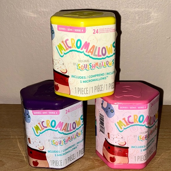 Squishmallows | Toys | Set Of 3 Micromallows By Squishmallows Blind ...